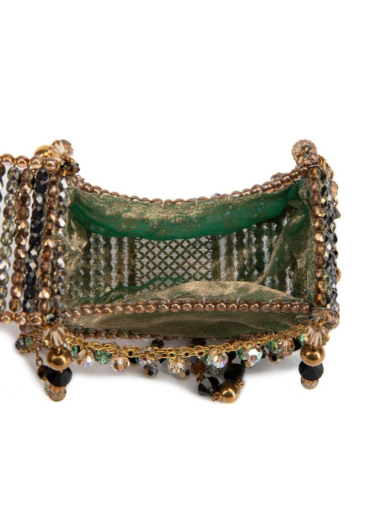 Pre-Loved Erickson Beamon Women's Mini Beaded Metal Chain Bag For Sale ...