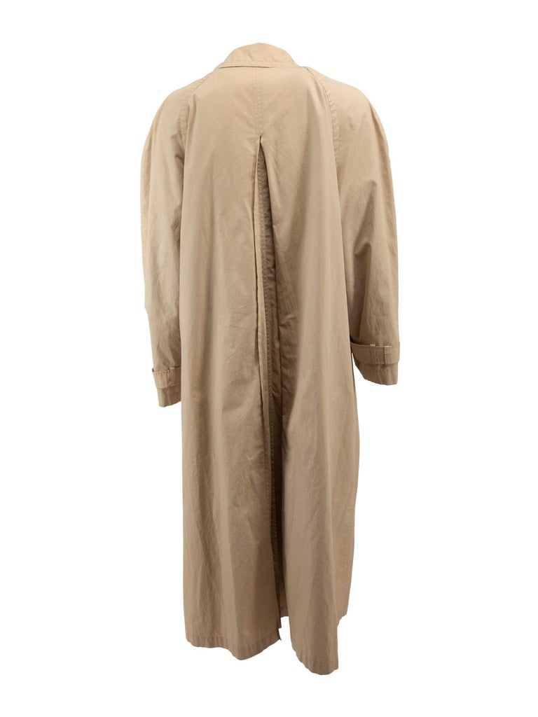 Pre-Loved Fendi Women's Camel Double Breasted Trench Coat For Sale at ...