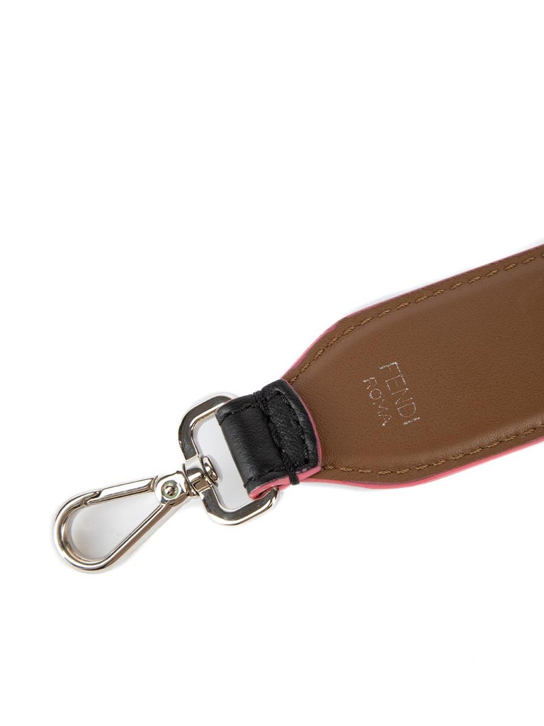 Pre-Loved Fendi Women's Leather Pyramid Stud Bag Strap For Sale at 1stDibs