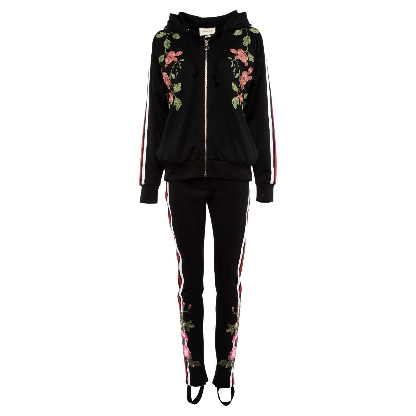 Gucci Silk Blouse with Matching Lined Wool Vest Ensemble For Sale at ...