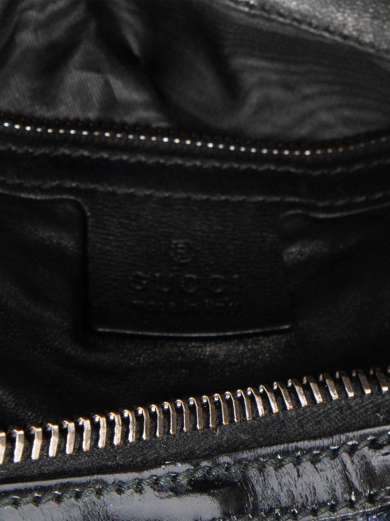 Pre-Loved Gucci Women's Vintage Blue Python Galaxy Top Handle Bag For ...