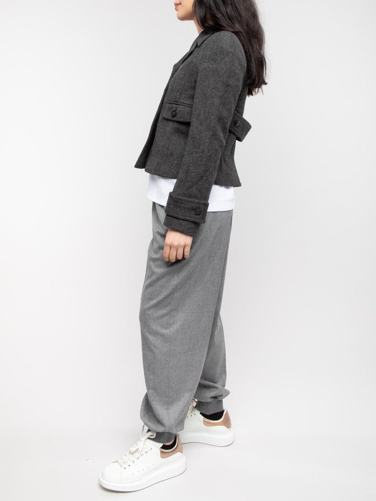 Pre-Loved Gucci Women's Wool Double Breasted Jacket For Sale at 1stDibs