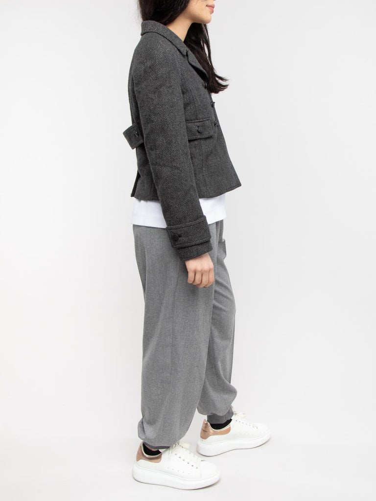 Pre-Loved Gucci Women's Wool Double Breasted Jacket For Sale at 1stDibs