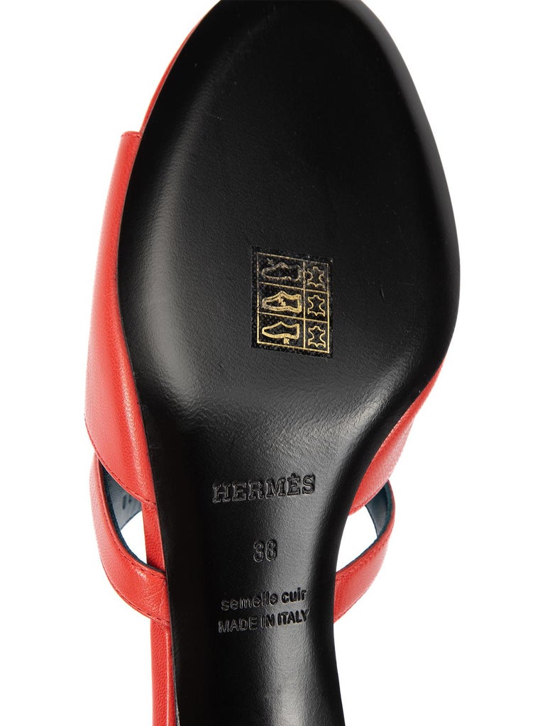 Pre-Loved Hermès Women's Candy Sandals For Sale at 1stDibs