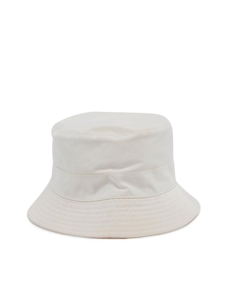Pre-Loved Hermès Women's White Polyester Bucket Hat For Sale at 1stDibs