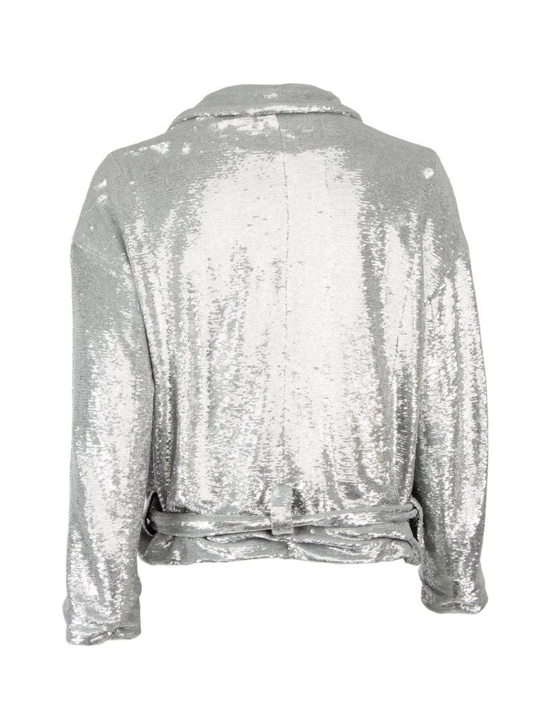 Pre-Loved Iro Women's Metallic Sequinned Jacket For Sale at 1stDibs