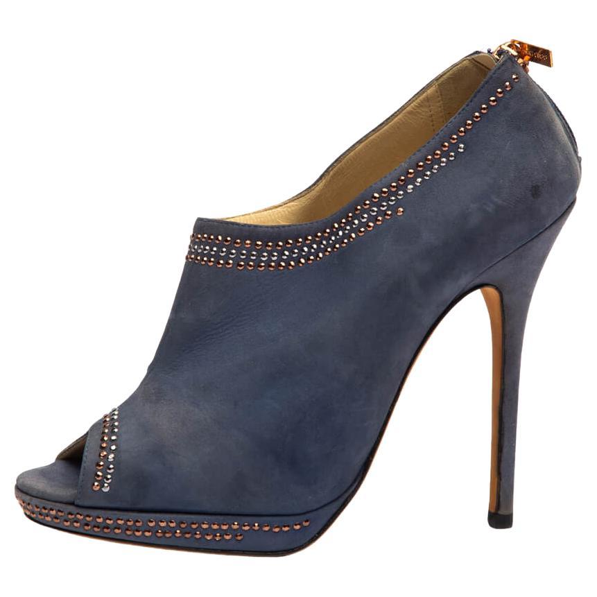 Jimmy Choo Burgundy Croc Embossed Leather Belgravia High Top Sneakers ...