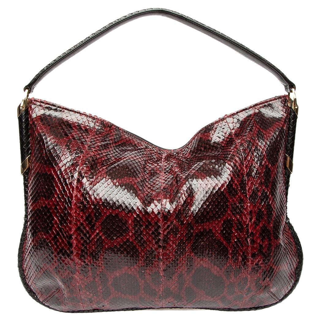 Jimmy Choo Red Leather Large Saba Hobo at 1stDibs | leather hobo ...