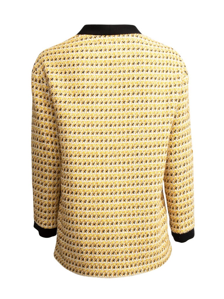 Pre-Loved Maje Women's Multicolour Tweed Jacket For Sale at 1stDibs