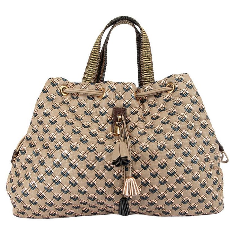 Pre-Loved Marc Jacobs Women's Leather Quilted Square Pattern Tote Bag ...