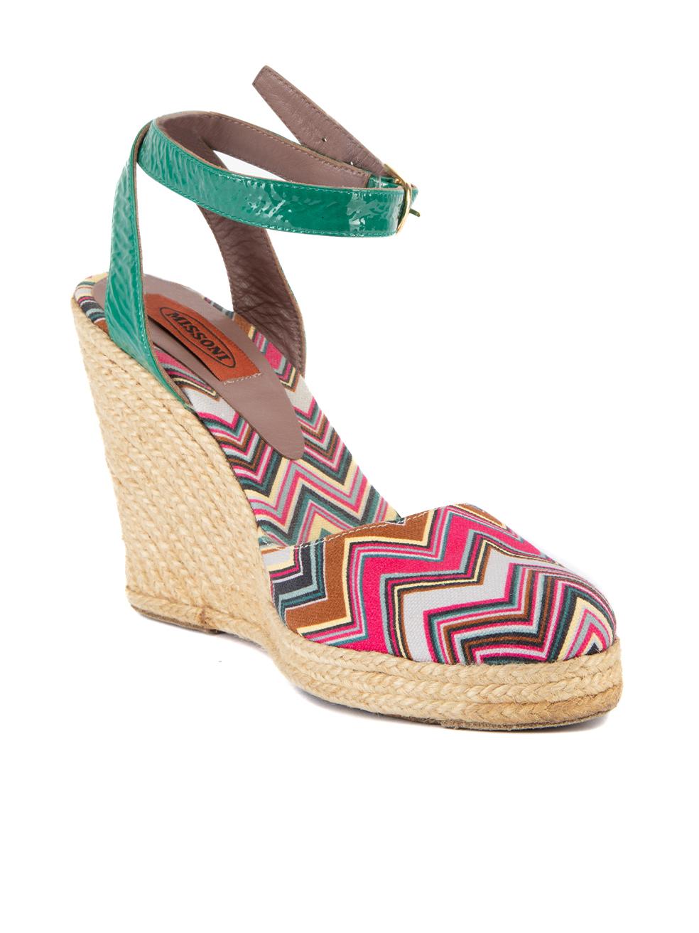 Pre-Loved Missoni Women's Espadrille Wedges with Ankle Straps at ...