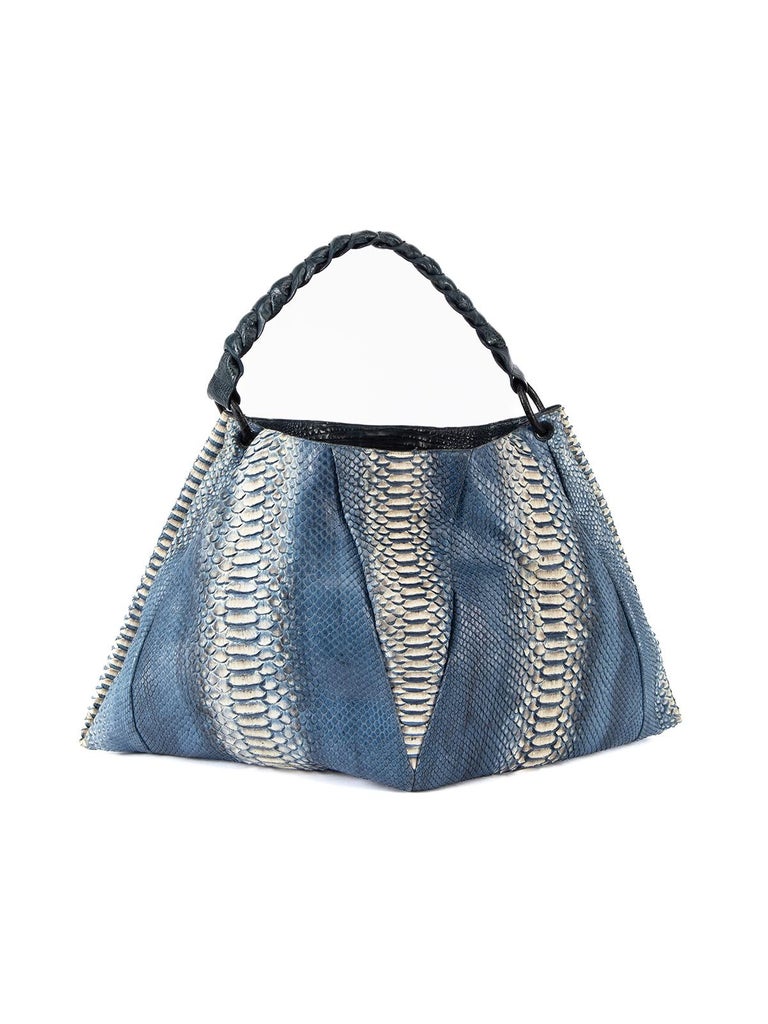 Pre-Loved Nancy Gonzalez Women's Genuine Python Reticularis Tote Bag For Sale at 1stDibs