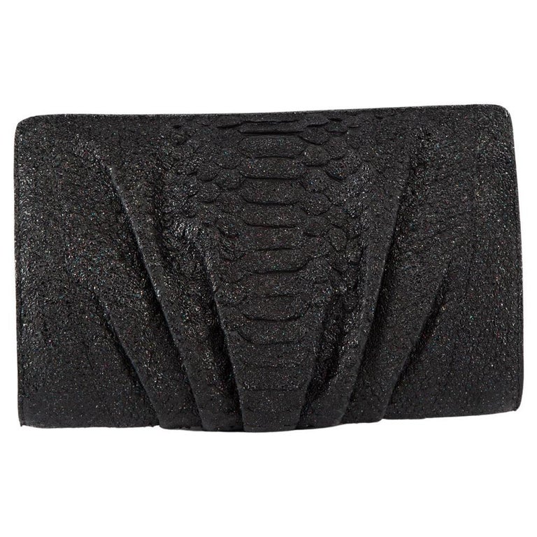 Pre-Loved Nancy Gonzalez Women's Genuine Python Reticulatus Clutch Bag ...