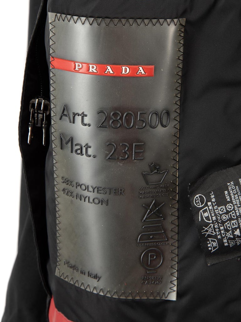 Pre-Loved Prada Women's Nylon Utility Jacket For Sale at 1stDibs