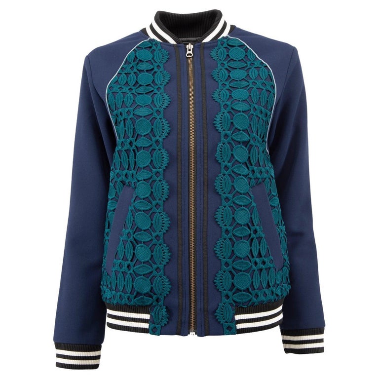 Pre-Loved Self-Portrait Women's Bomber Jacket For Sale at 1stDibs