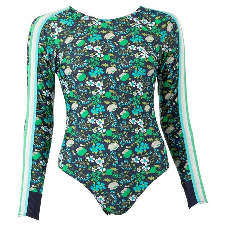 Pre-Loved The Upside Women's Floral Bodysuit For Sale at 1stDibs