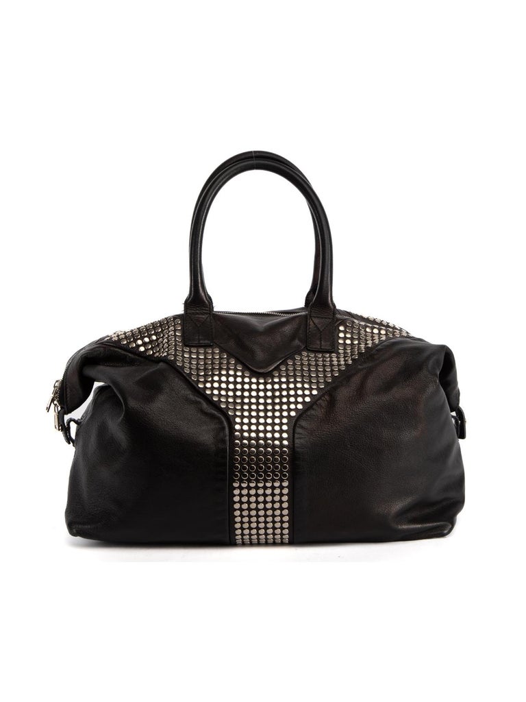 Pre-Loved Yves Saint Laurent Women's Vintage Easy Studded Leather hand ...