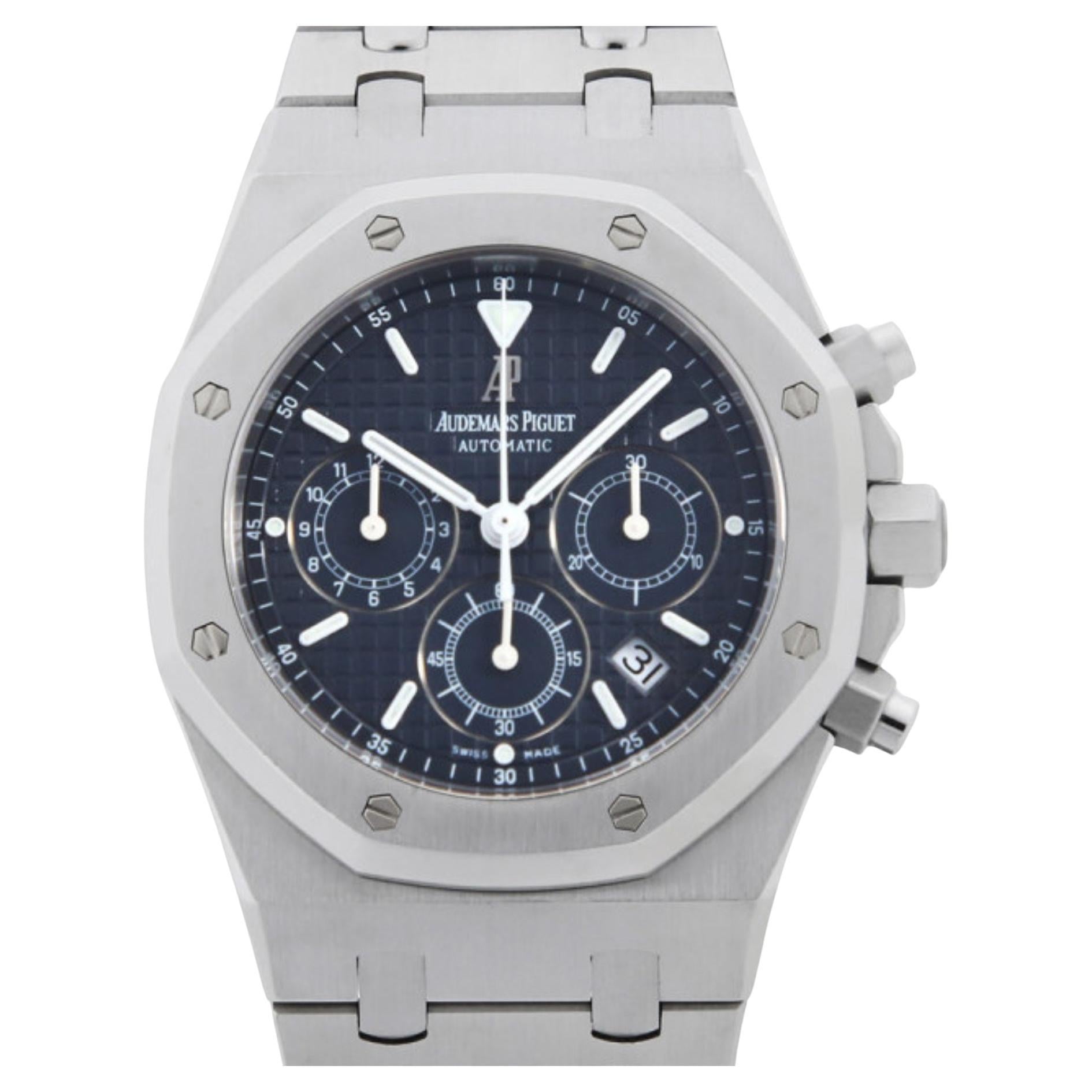 Pre-Owned Audemars Piguet Royal Oak Dual Time 26120ST Men's Watch For ...