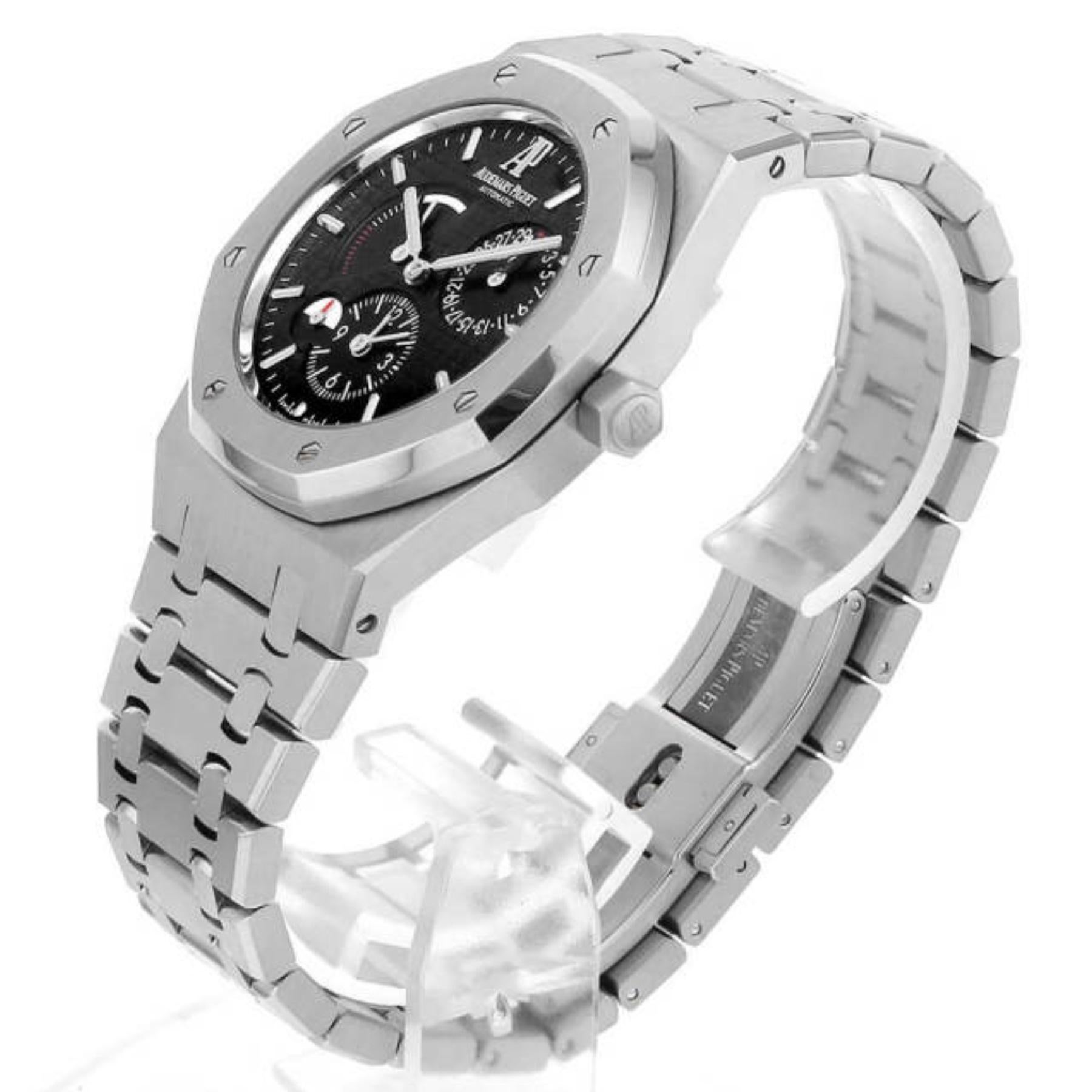 Pre-Owned Audemars Piguet Royal Oak Dual Time 26120ST Men's Watch For ...