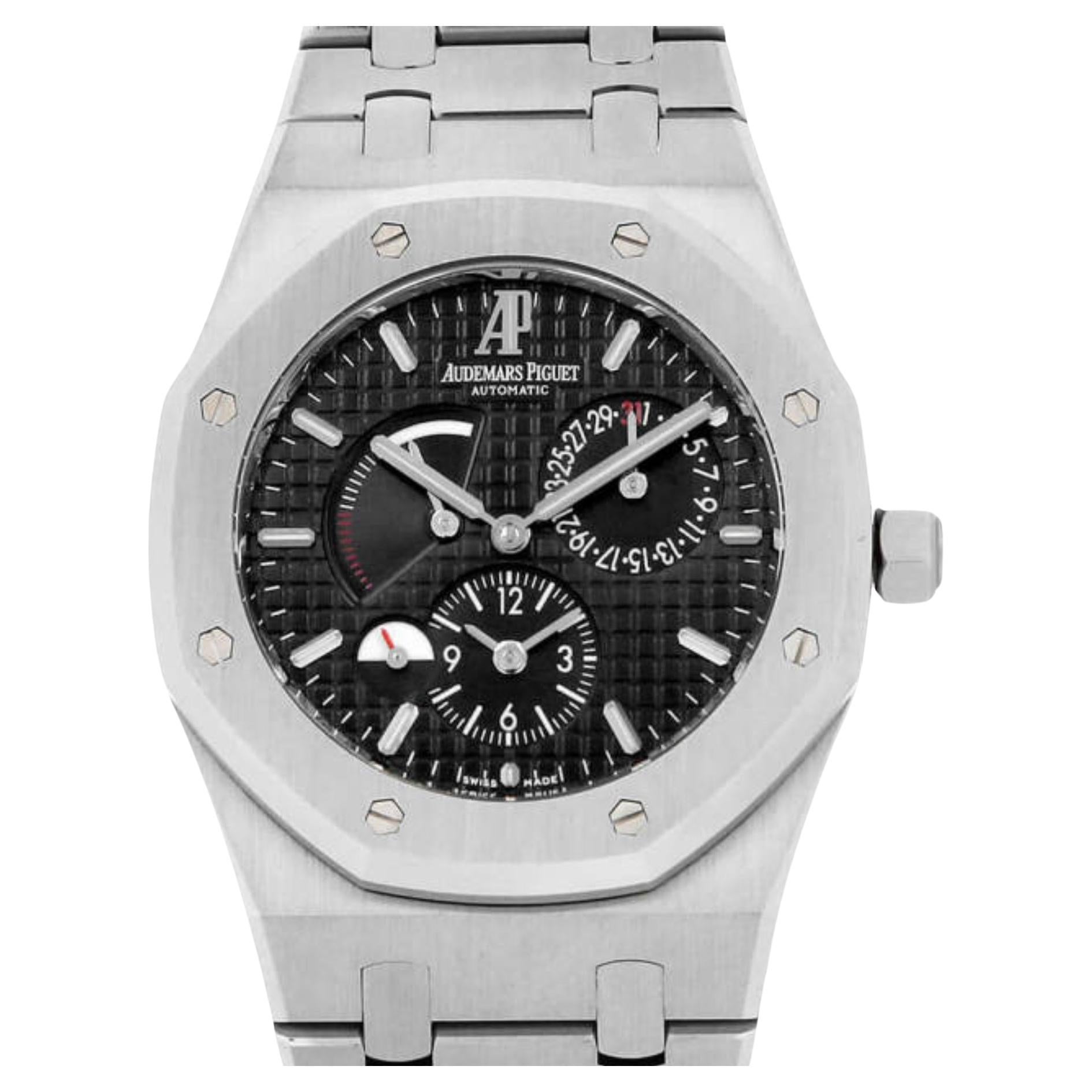 Pre-Owned Audemars Piguet Royal Oak Dual Time 26120ST Men's Watch For ...
