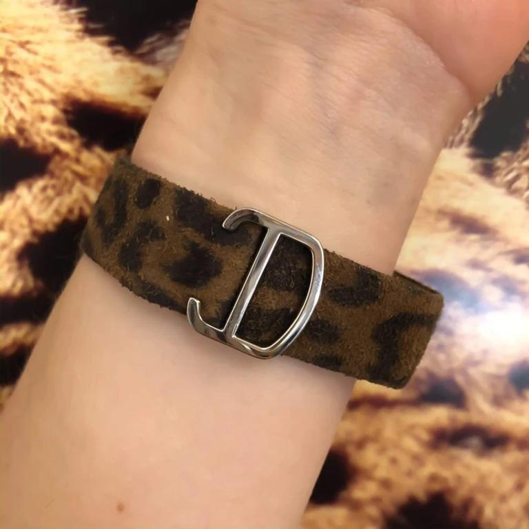 Pre-Owned Cartier Limited Edition Tank Solo Steel Leopard Print Strap ...