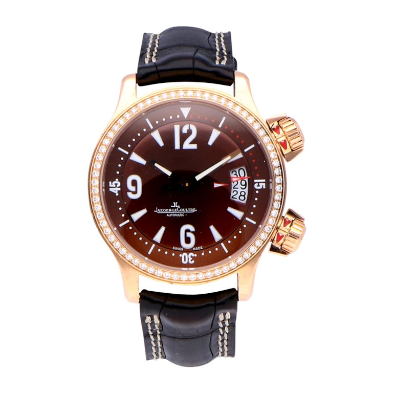 Pre-Owned Jaeger-Lecoultre Master Compressor 18 Karat Rose Gold ...