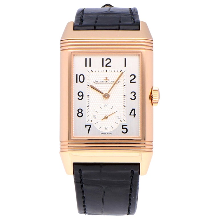 Pre-Owned Jaeger-LeCoultre Reverso 18 Karat Rose Gold Q3842520 Watch at ...