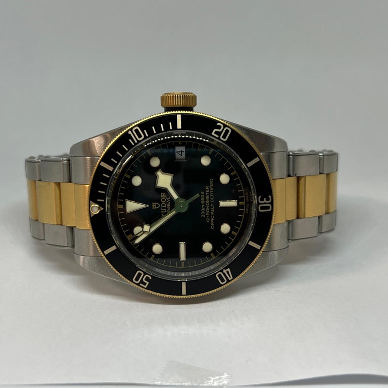 Pre-Owned Tudor Black Bay Heritage Two-Tone Watch Box/Papers 2019 For ...