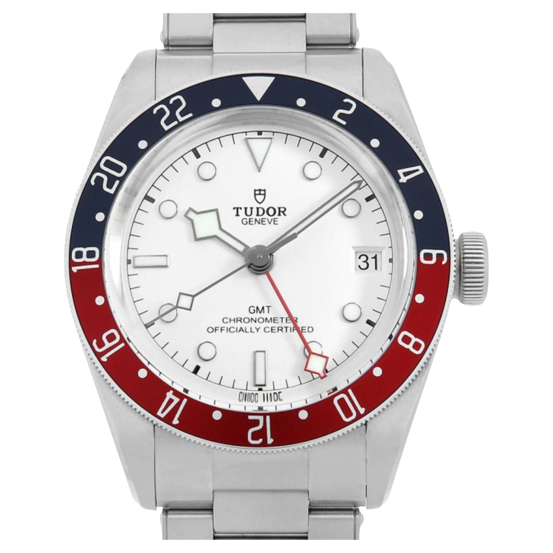 Pre-Owned Tudor Heritage Black Bay GMT 79830RB Men's - Blue/Red Bezel ...