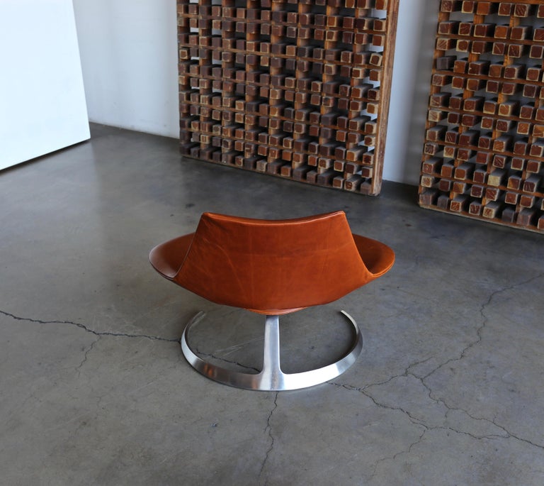 Preben Fabricius and Jørgen Kastholm Scimitar Chair by Ivan Schlecter ...