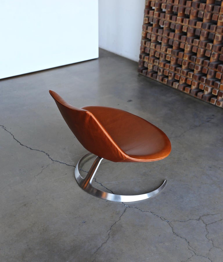 Preben Fabricius and Jørgen Kastholm Scimitar Chair by Ivan Schlecter ...