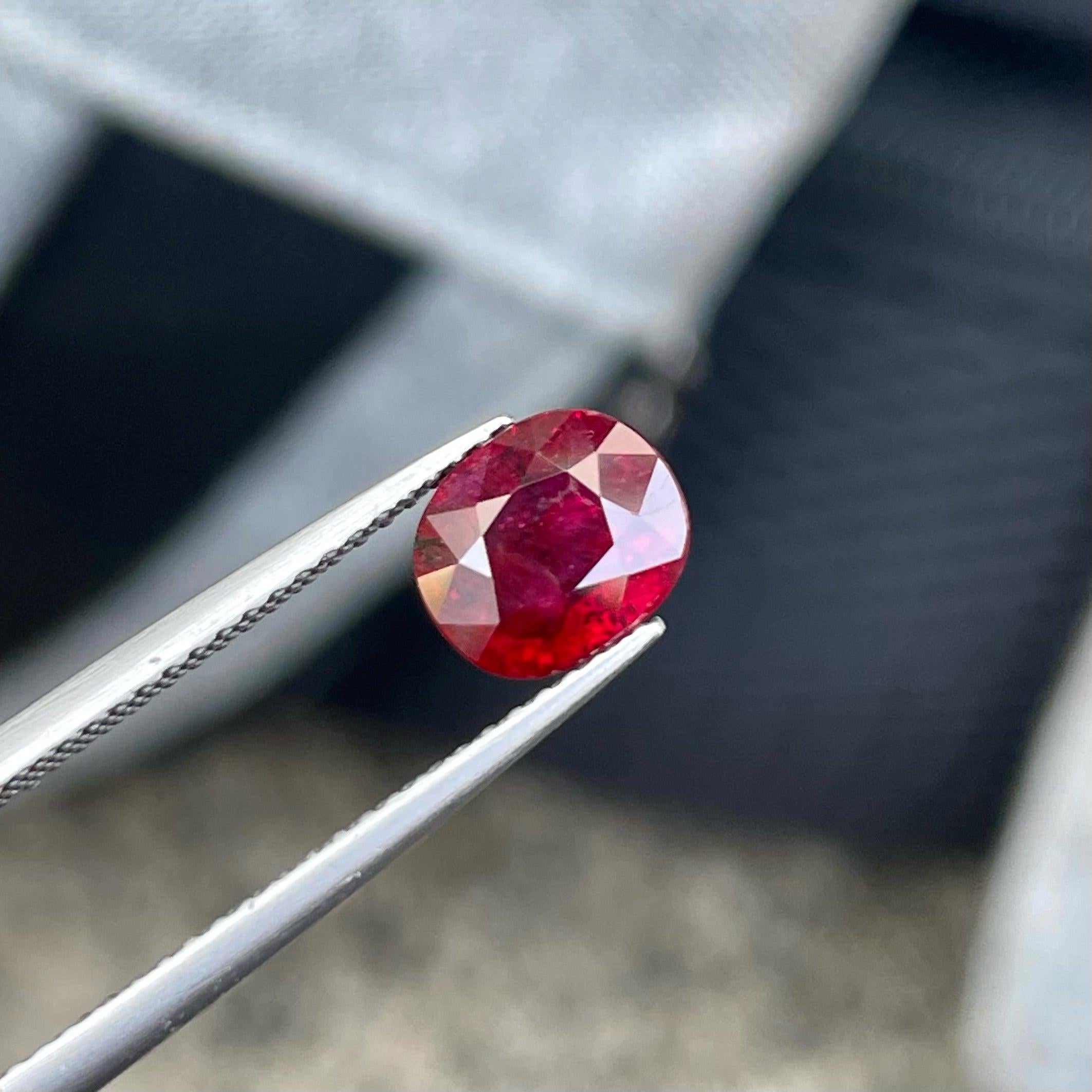 Precious Pigeon Blood Natural Ruby Stone 1.52 CTS Gem For Jewelry Loose ...