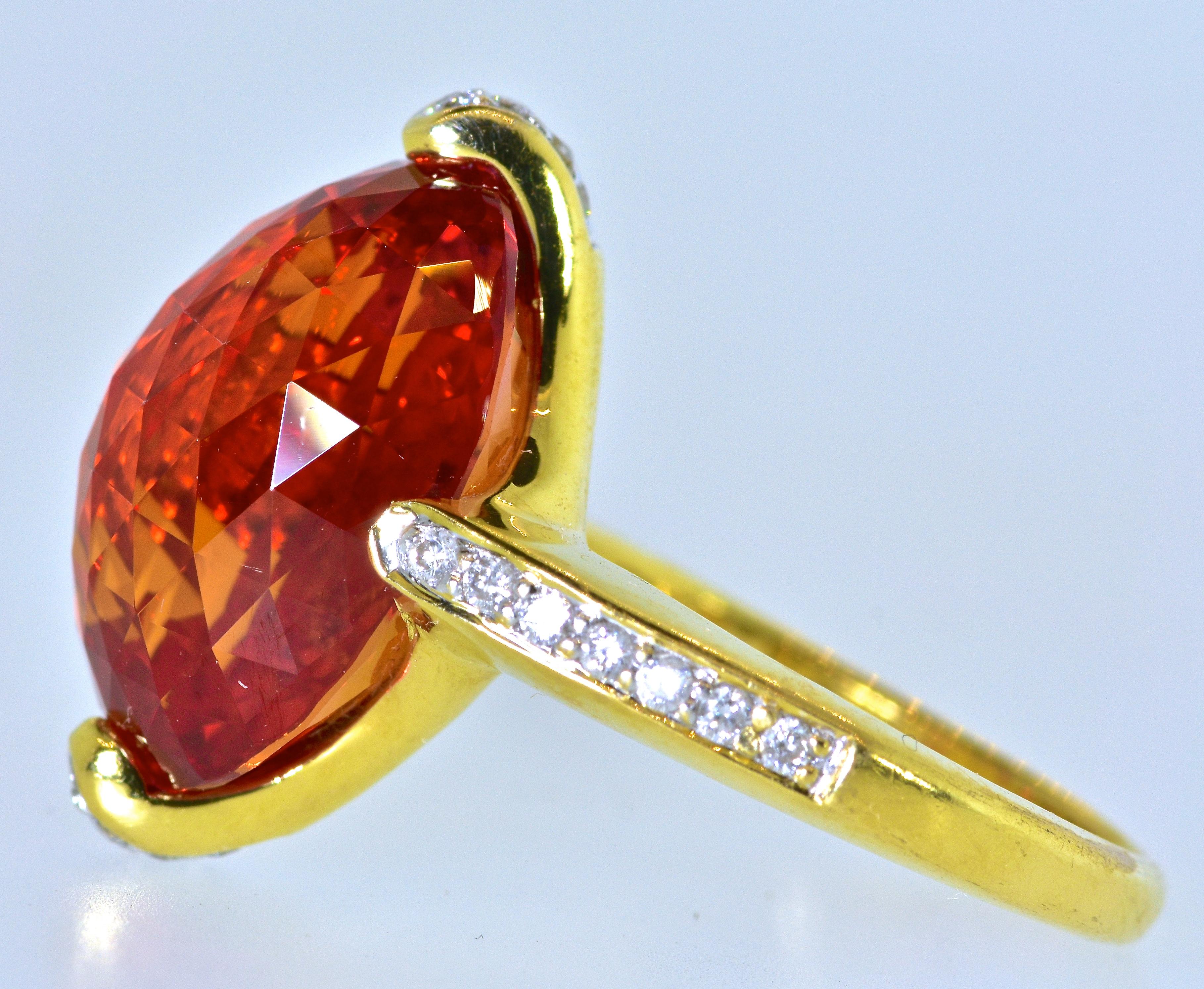 Precious Topaz and Diamond Ring by Gadi For Sale at 1stDibs | gadi ring ...