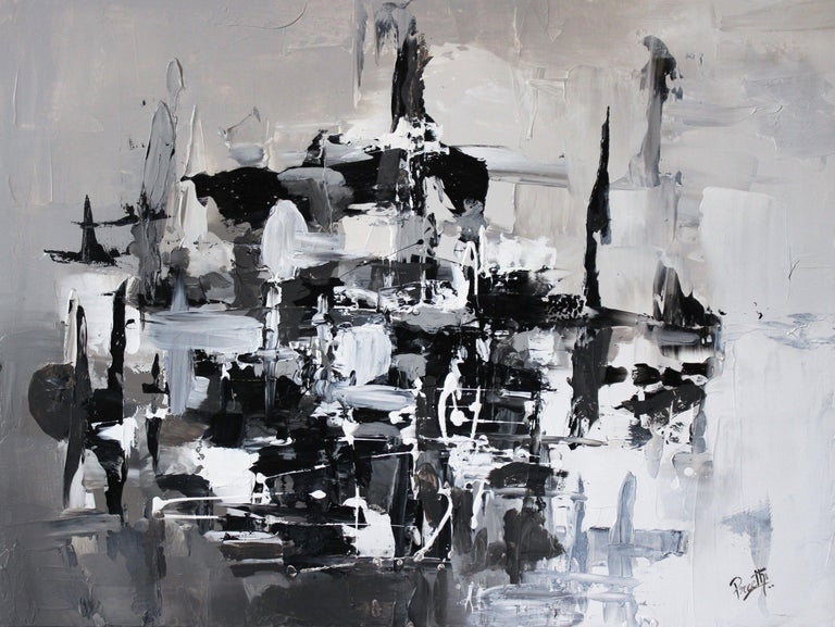 Preethi Mathialagan - Day and Night, Painting, Acrylic on Canvas For ...