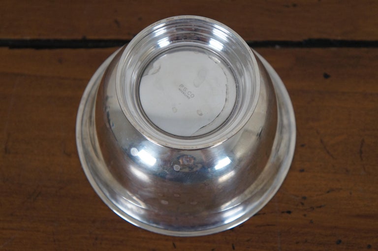 Preisner Vintage Art Deco PS Co Sterling Silver Footed Ice Cream Bowl ...