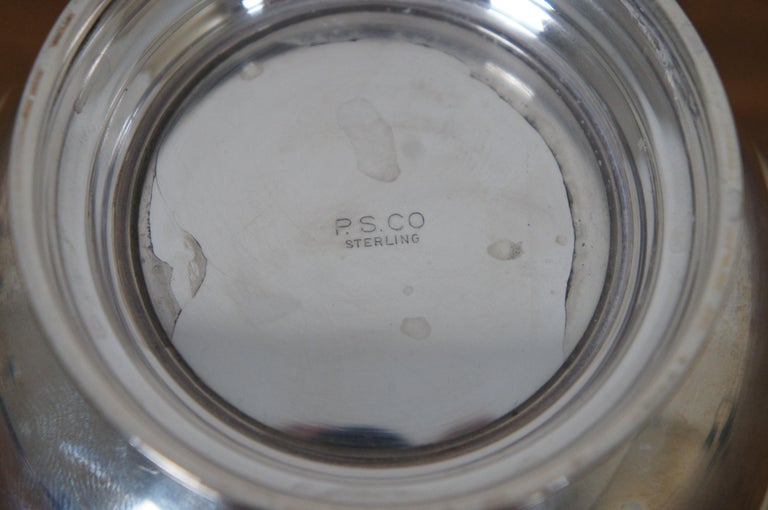 Preisner Vintage Art Deco PS Co Sterling Silver Footed Ice Cream Bowl ...