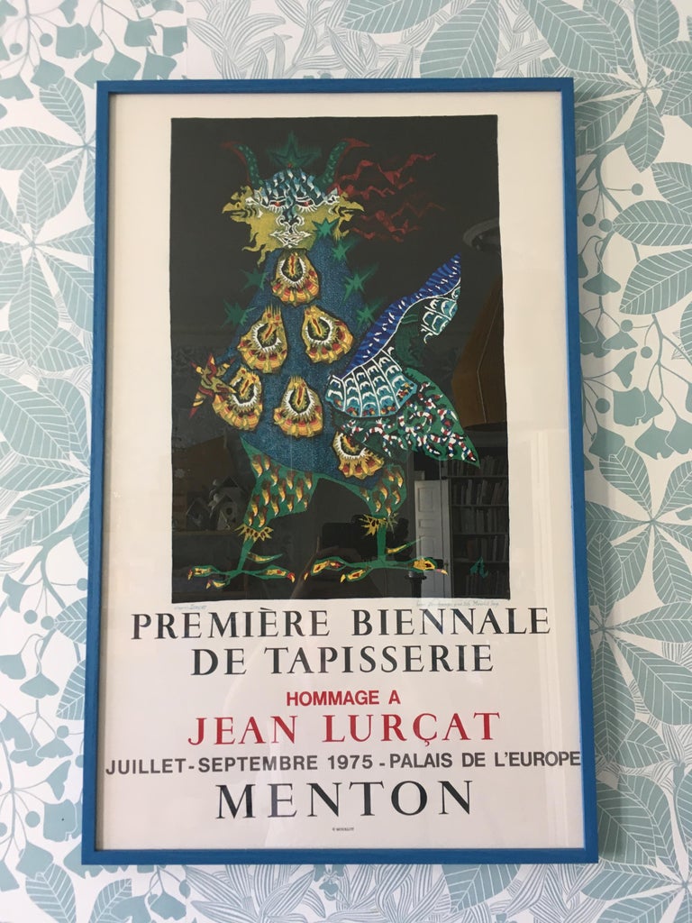 Première Biennale Hommage a Jean Lurcat Vintage Exhibition Poster ...