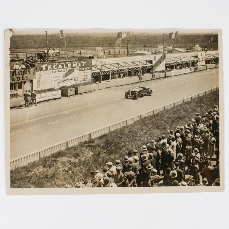 Press Agency Keystone View Co. - Car Race in France, 1920s - Silver ...