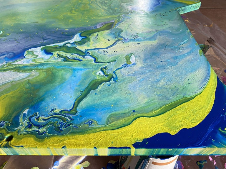 Preston M. Smith - Skewed Perception, Painting, Acrylic on Wood Panel ...