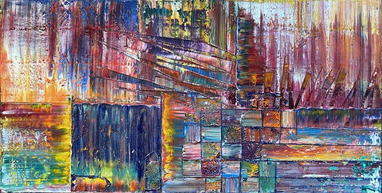 Preston M. Smith (PMS) - Mania, Painting, Oil on Wood Panel For Sale at ...