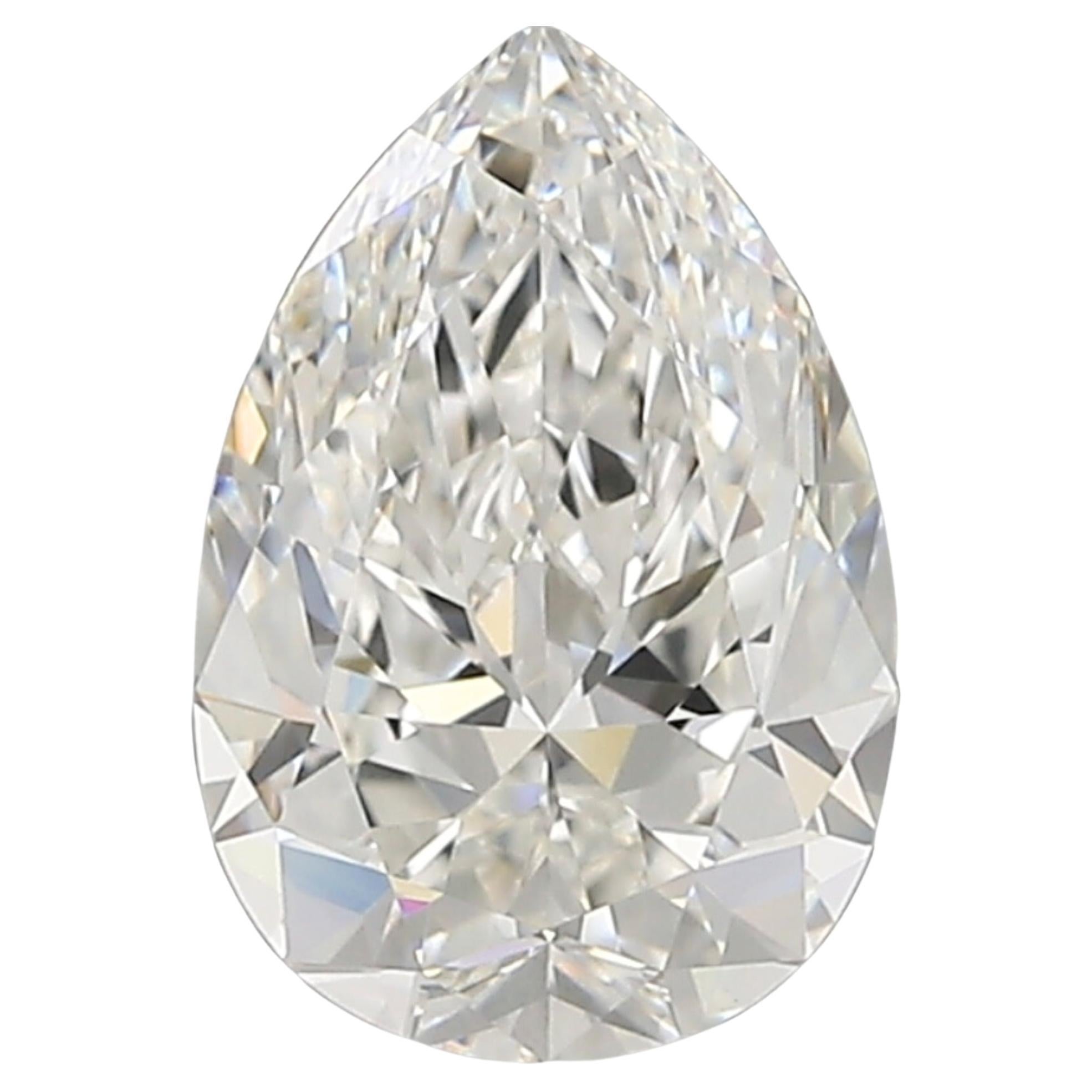 Pretty 1.51 carat Pear Cut Brilliant Diamond For Sale at 1stDibs