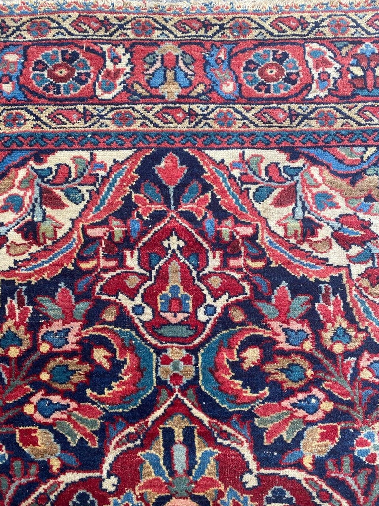 Pretty Antique Sarouk Rug For Sale at 1stDibs