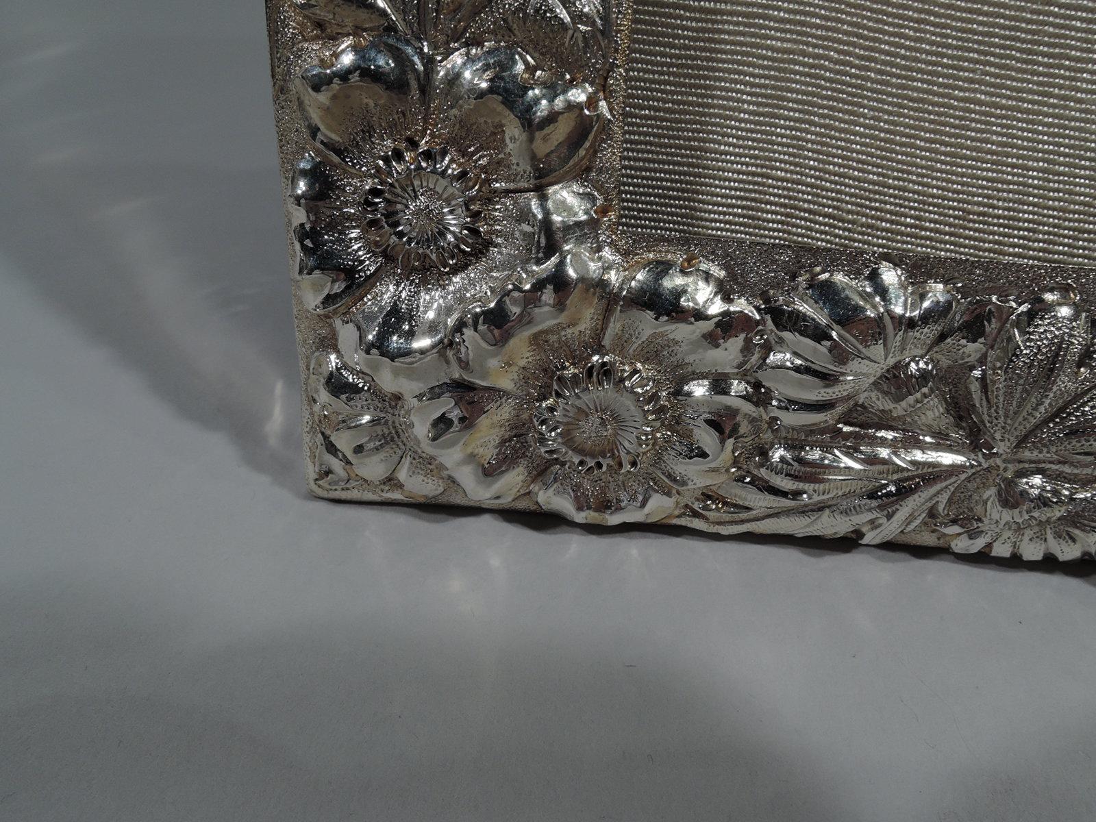 Pretty Baltimore Repousse Sterling Silver Picture Frame by Stieff For ...