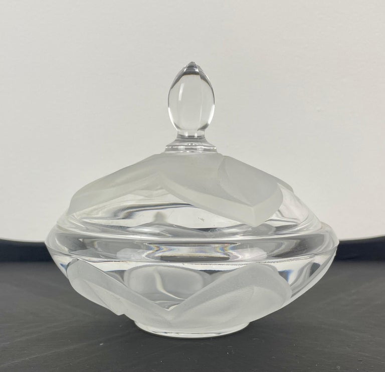 Candy Box or Jewelry Box in Glass, 1950 France For Sale at 1stDibs