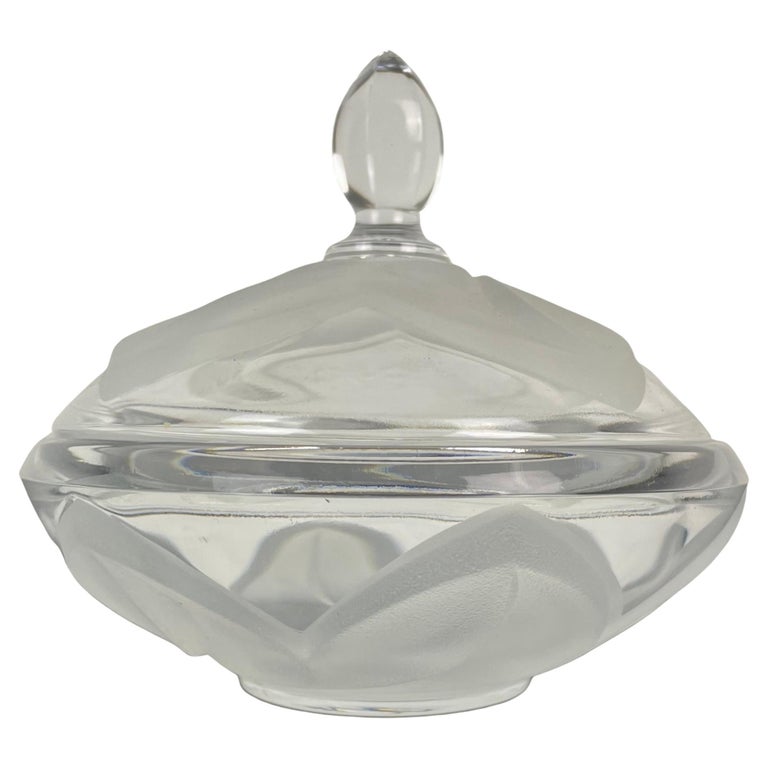 Candy Box or Jewelry Box in Glass, 1950 France For Sale at 1stDibs