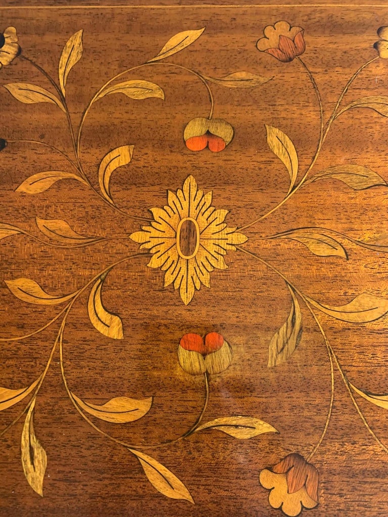 Pretty English Antique Inlaid End Table For Sale at 1stDibs | pretty ...