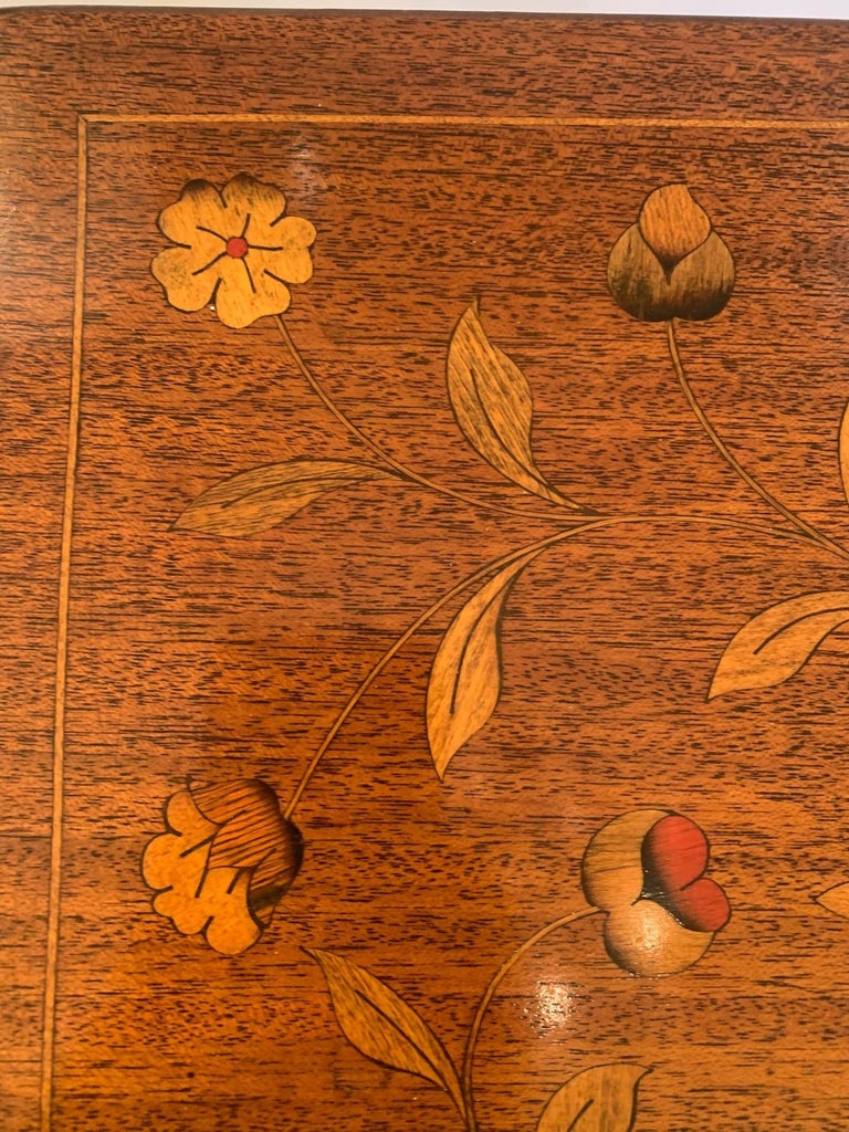 Pretty English Antique Inlaid End Table For Sale at 1stDibs | pretty ...