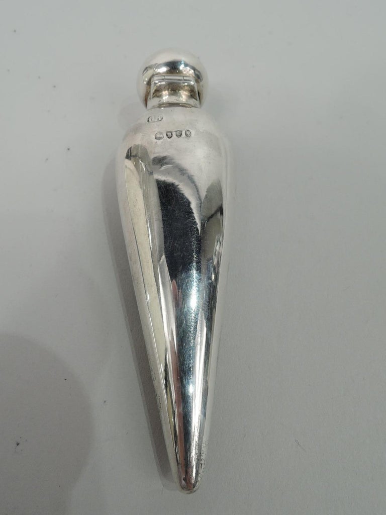 Pretty English Victorian Sterling Silver and Enamel Perfume Vial For ...