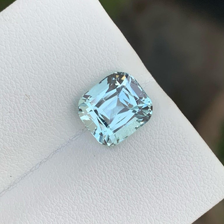 Pretty Light Blue Natural Aquamarine Stone 3.90ct Natural Aquamarine ...