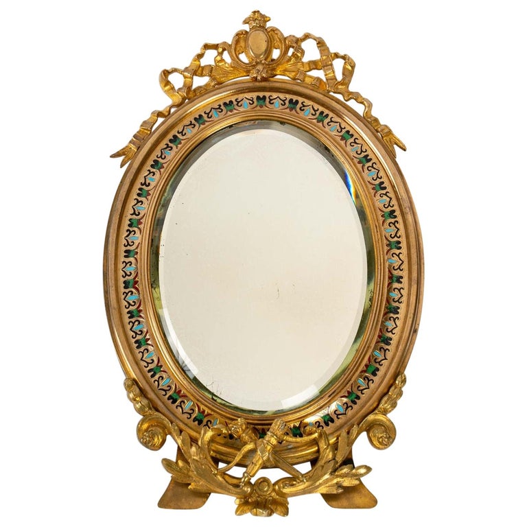 Pretty Small Table Mirror For Sale at 1stDibs